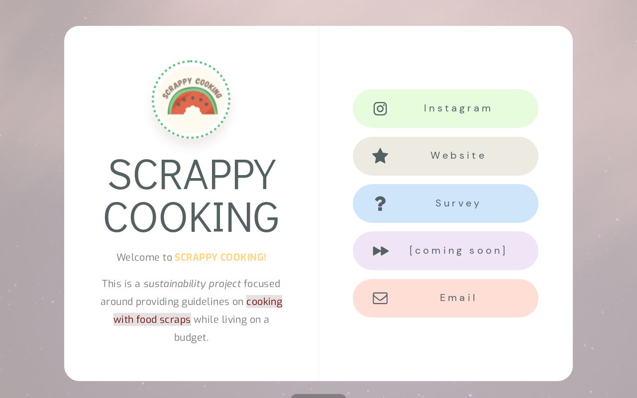Scrappy Cooking